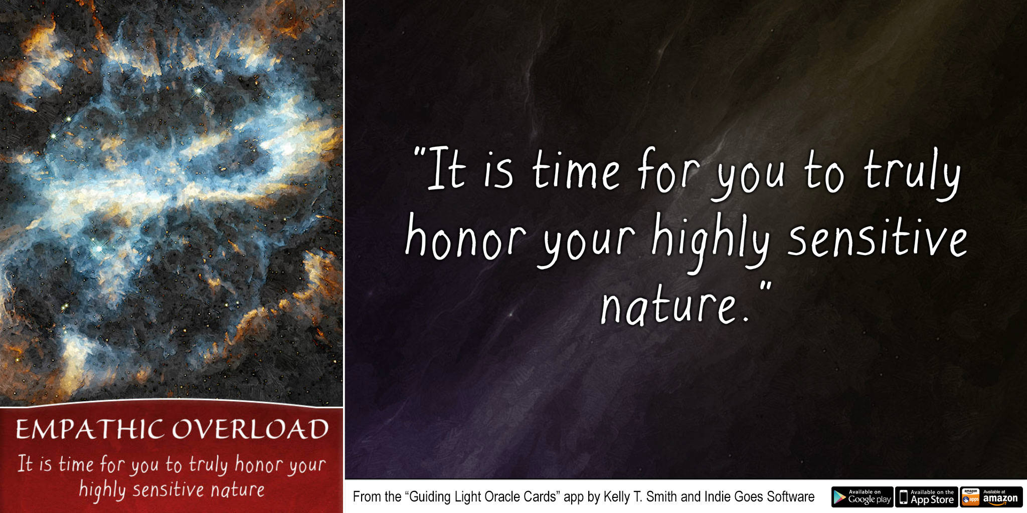 Free Reading Guiding Light Oracle Cards - Indie Goes Software
