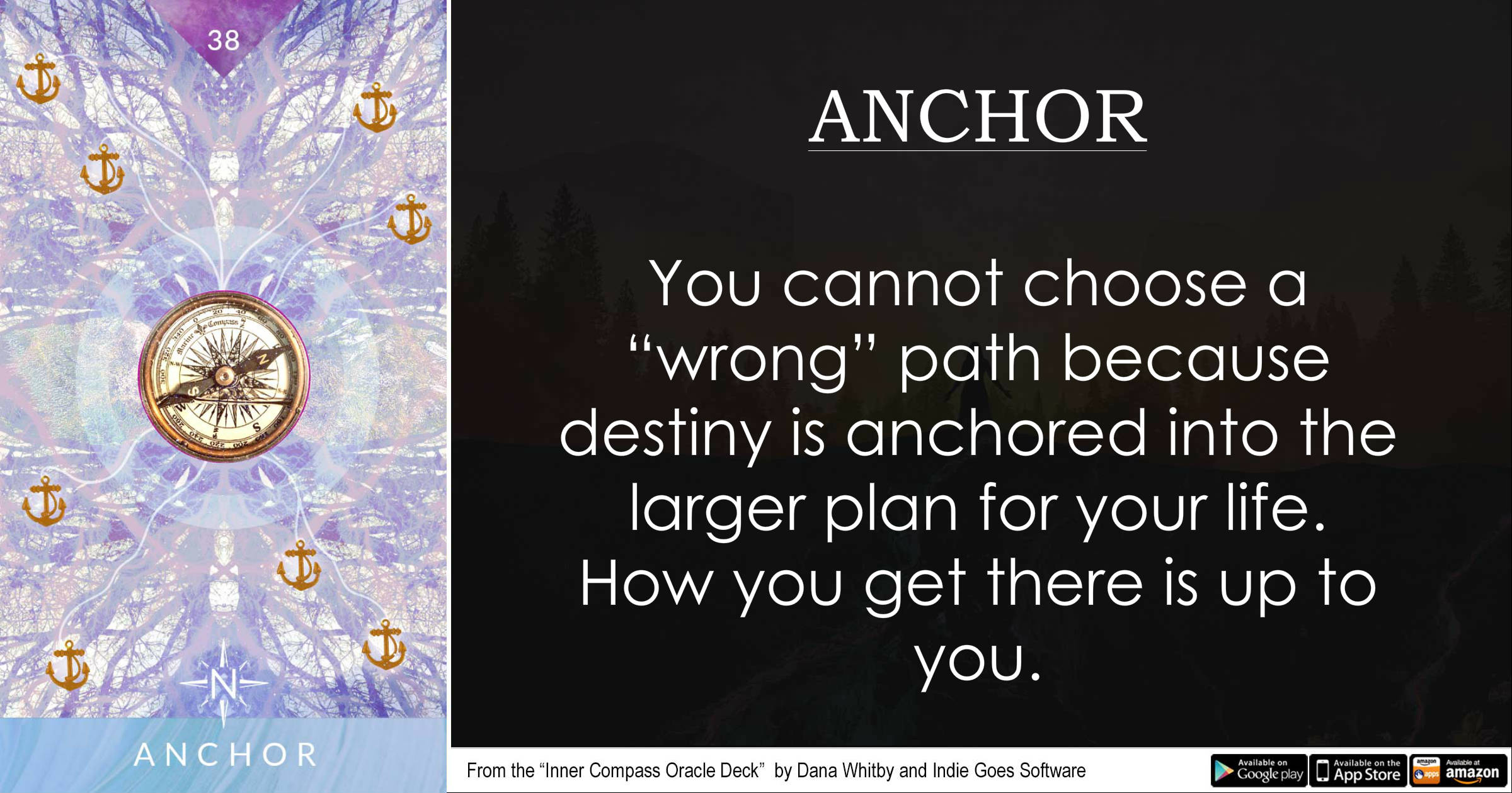 Your reading from the 'The Inner Compass Oracle Deck' app - Try it for ...